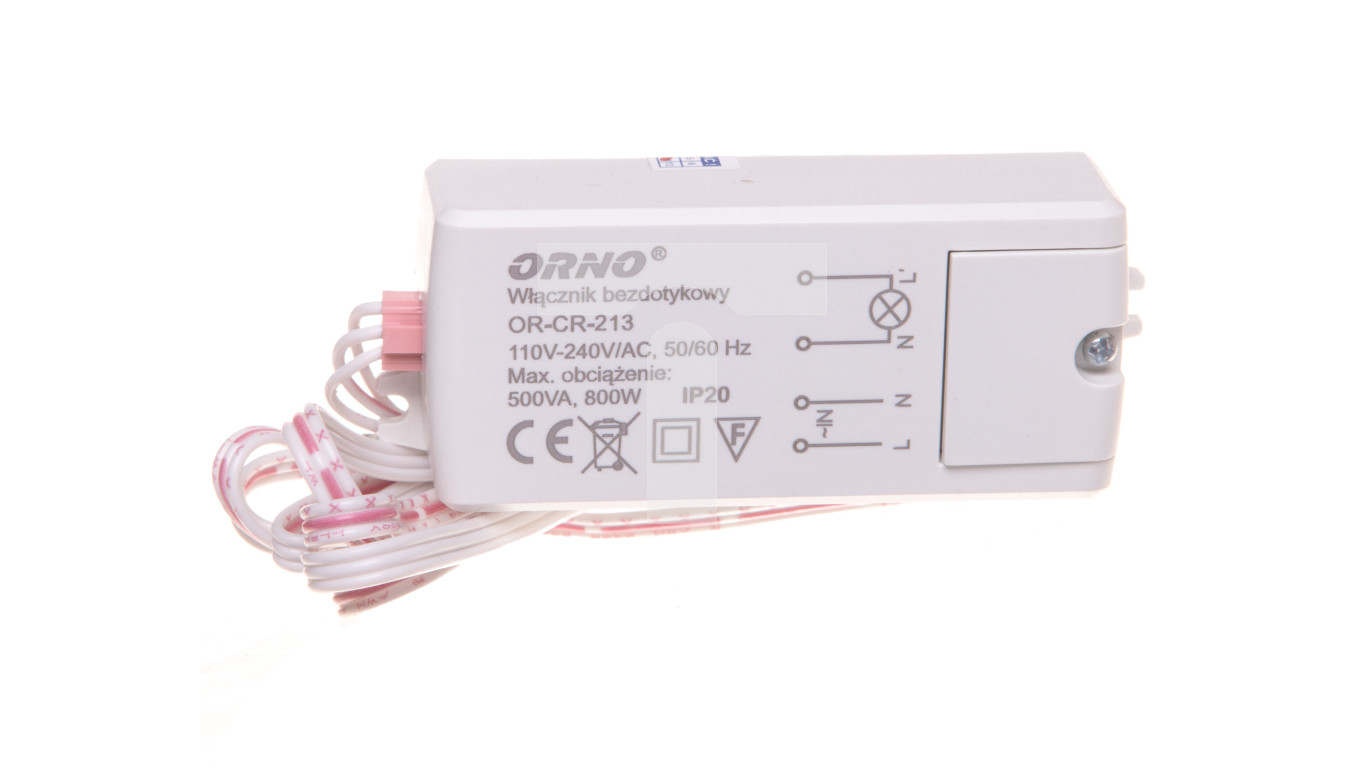 Włącznik bezdotykowy 5A 800W 110 240V AC OR CR 213 Orno Group Sp z o