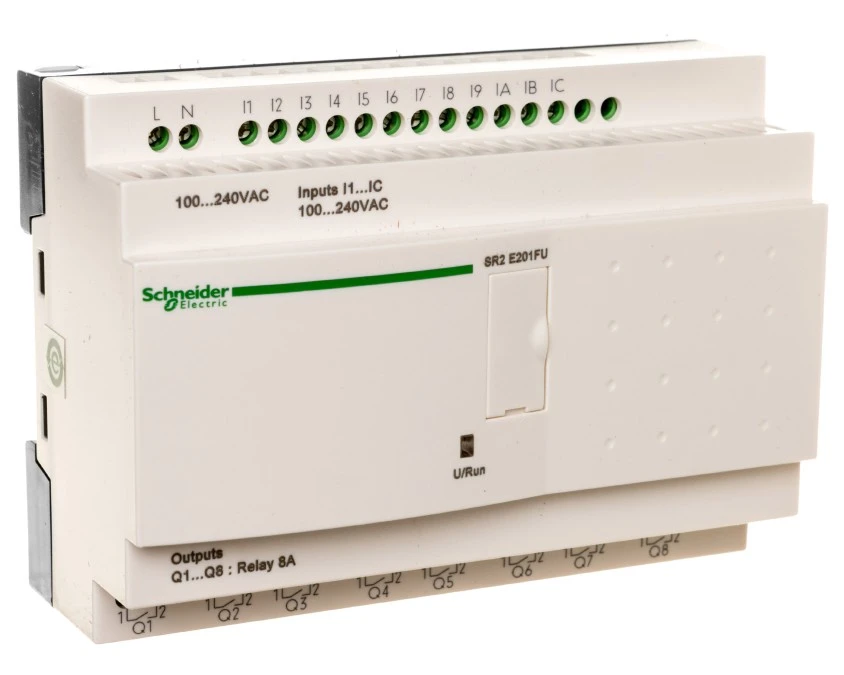 Sterownik programowalny 12 wejść 8 wyjść 100-240V AC RTC/LCD Zelio ...