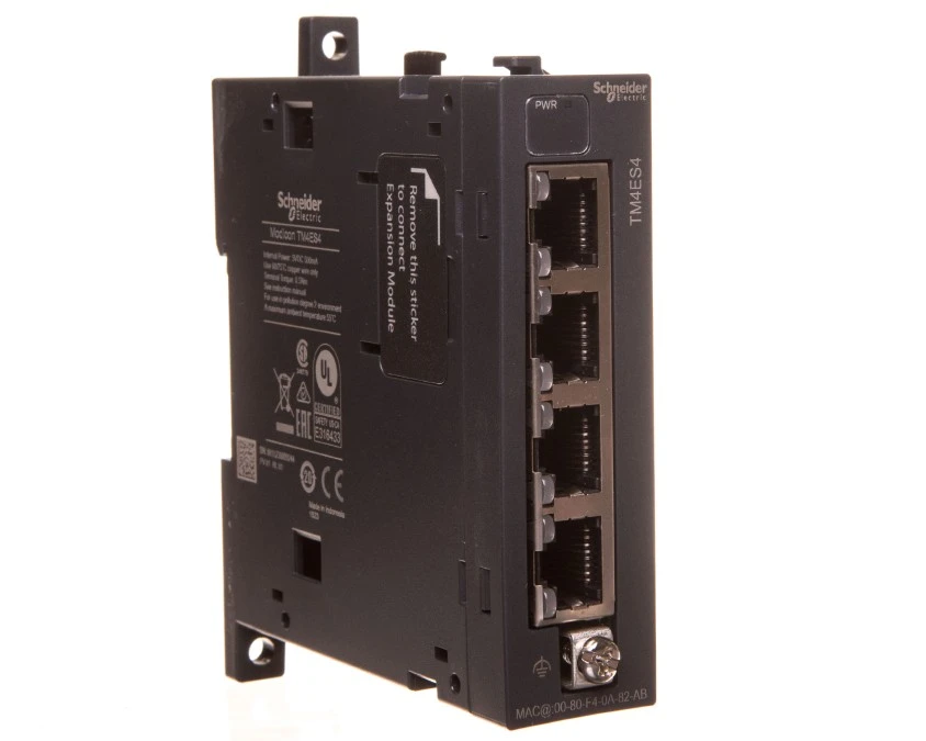 Moduł sieciowy Ethernet switch TM4 Modicon TM4ES4 – Schneider | TIM SA
