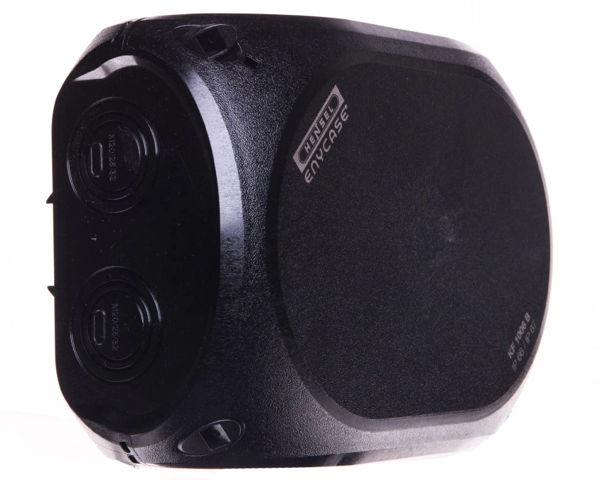 Puszka n/t 180x130x77mm 5P 10mm2 IP66/67 czarna KF 1010 B 62000062 – HENSEL | TIM SA