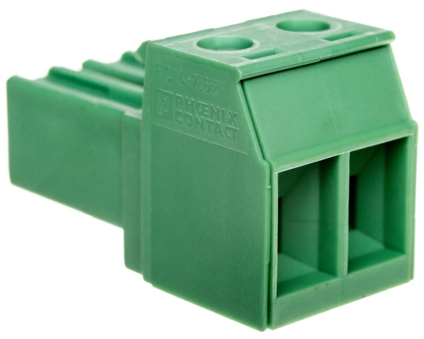Wtyk śrubowy do płytek drukowanych 2P zielony PC 4/ 2-ST-7,62 1804904 /50szt./ – PHOENIX CONTACT ...
