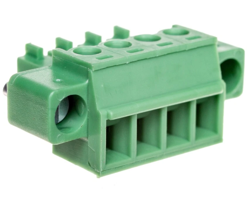 Wtyk śrubowy do płytek drukowanych 4P zielony MC 1,5/ 4-STF-3,81 ...