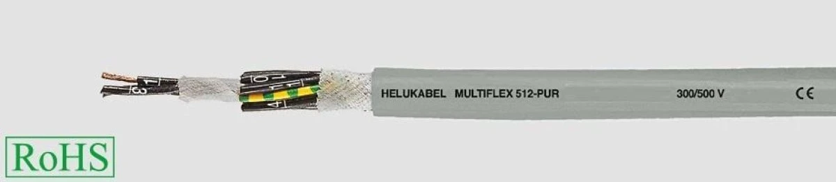 Przewód łańcuchowy MULTIFLEX 512-PUR 5x2,5 300/500V 22548 /bębnowy ...