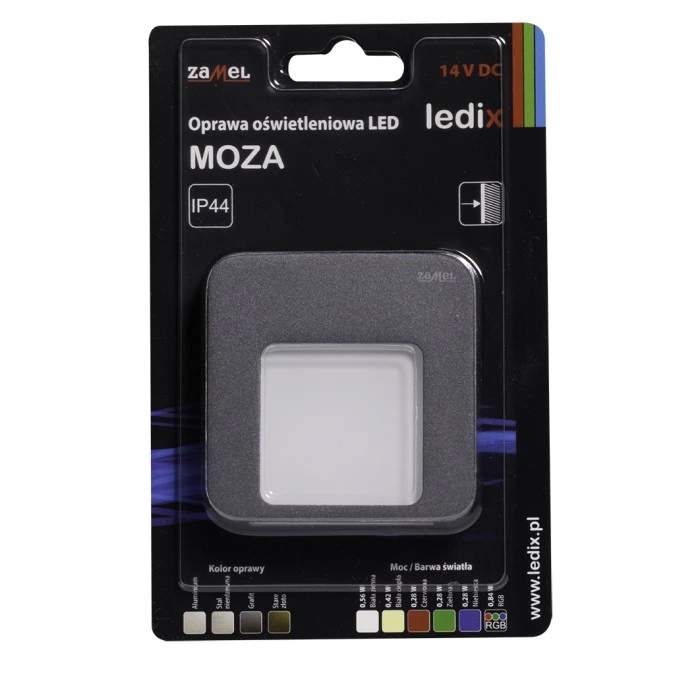 Oprawa LED MOZA PT 14V DC GRF zielona 01-211-34 LED10121134 – ZAMEL ...