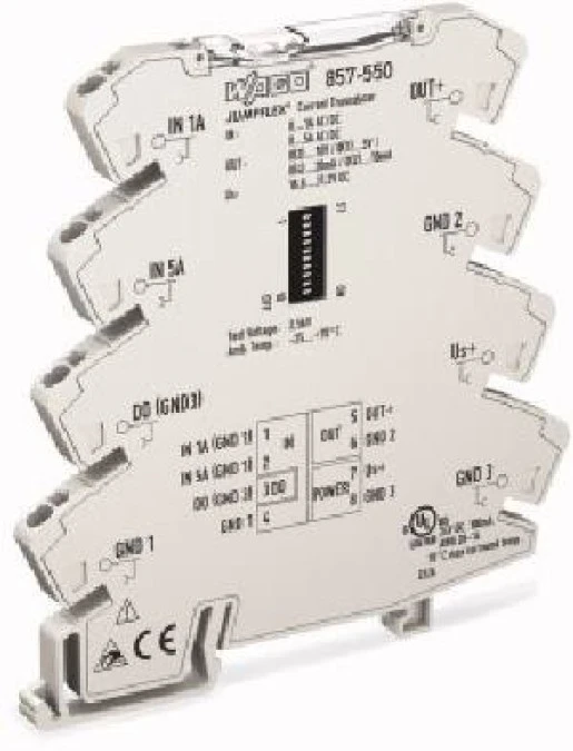 Przetwornik pomiarowy JUMPFLEX prądu 5A AC/DC 857-550 – WAGO | TIM SA