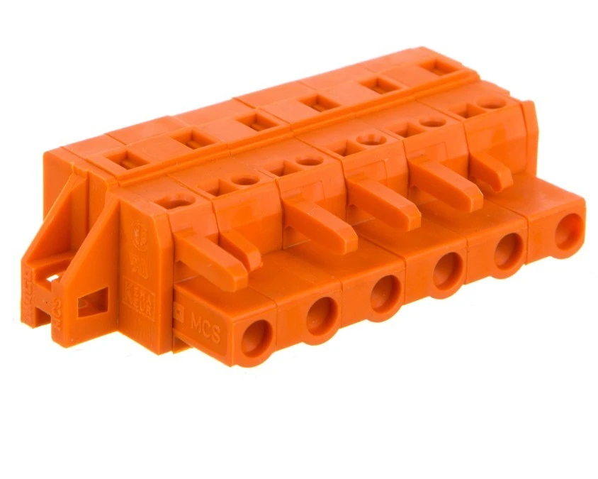 Gniazdo MCS-MIDI Classic 6-biegunowe pomarańczowe raster 7,62mm 231-706/031-000 /25szt./ – WAGO ...