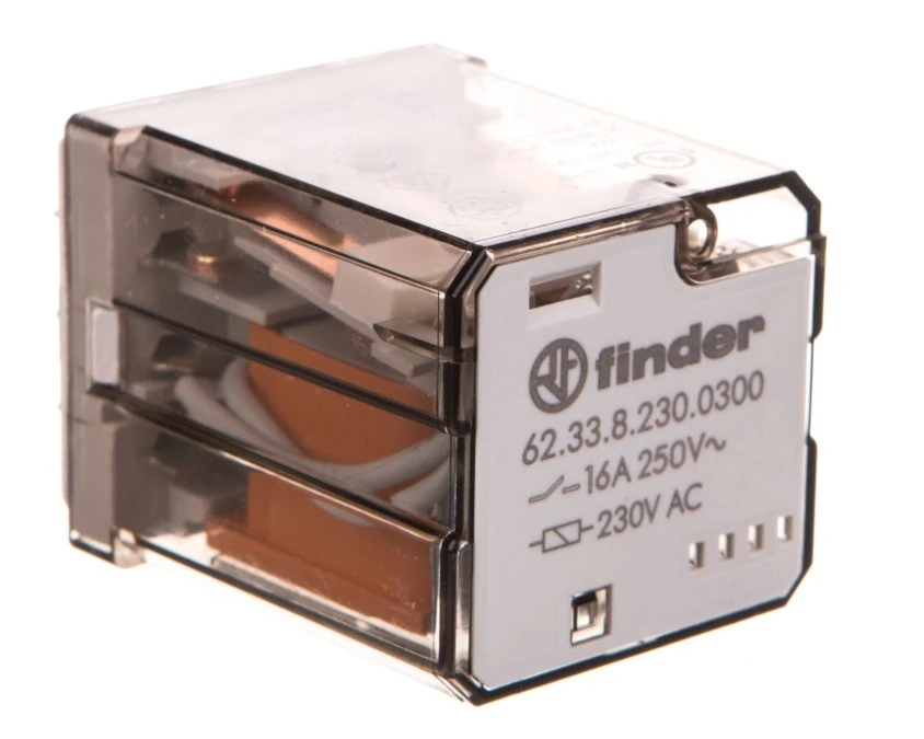 Przekaźnik mocy 3Z 16A 230V AC do gniazda lub Faston 187 62.33.8.230.0300 – FINDER | TIM SA