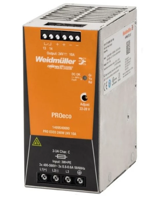 Zasilacz impulsowy trójfazowy 400-500V AC/24V DC 10A 240W PRO ECO3 240W ...