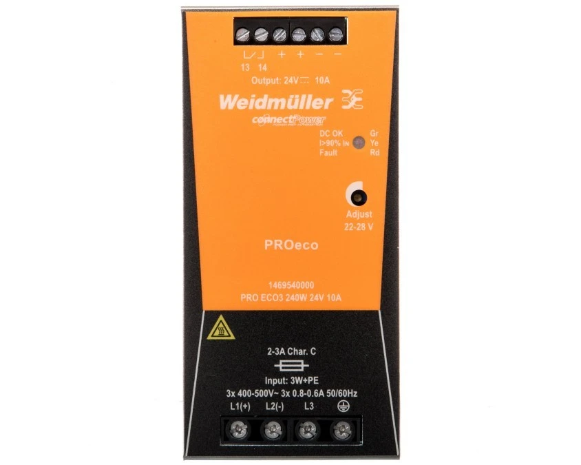 Zasilacz impulsowy trójfazowy 400-500V AC/24V DC 10A 240W PRO ECO3 240W ...
