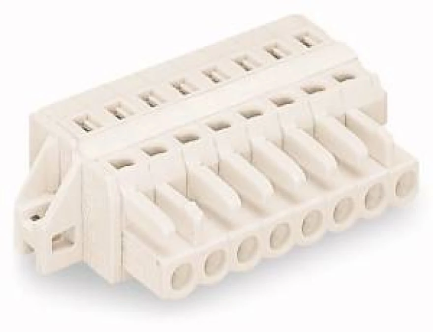 Gniazdo MCS-MIDI Classic 8-biegunowe jasnoszare raster 5mm 721-108/027-000 /50szt./ – WAGO | TIM SA