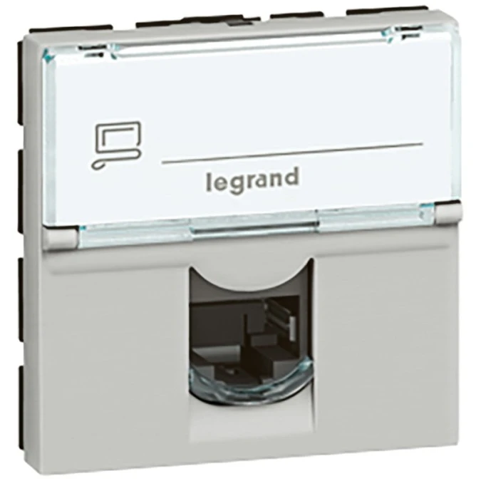 Gniazdo M45 2 moduły RJ45 kat. 5E UTP aluminium 079454 – LEGRAND | TIM SA