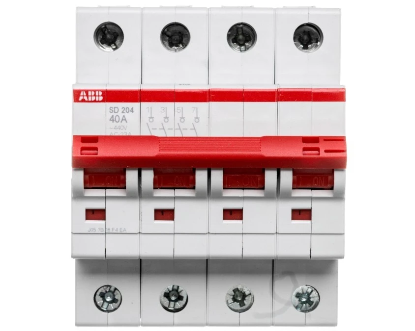 Rozłącznik modułowy 40A 4P SD204/40 2CDD284101R0040 – ABB | TIM SA