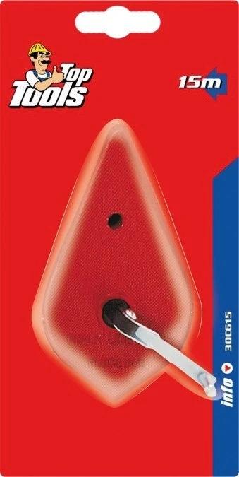 Sznurek traserski 15 m metalowa obudowa 30C615 – TOP TOOLS | TIM SA