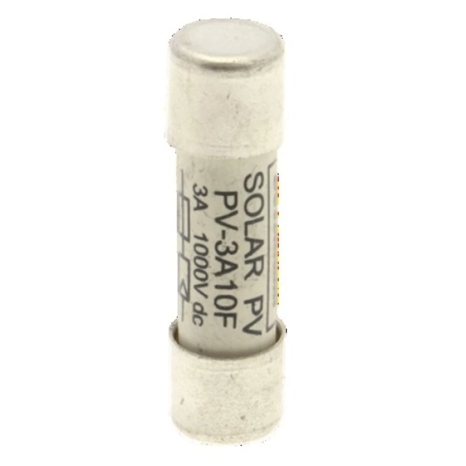 Wkładka bezpiecznikowa cylindryczna PV 10x38mm 3A gPV 1000V DC PV-3A10F – EATON | TIM SA