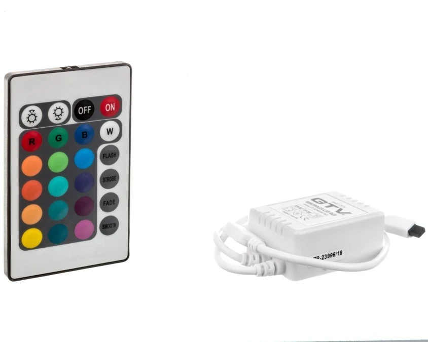 Kontroler LED RGB mini pilot 12/24V DC LD-KONMINI-RGB – GTV | TIM SA