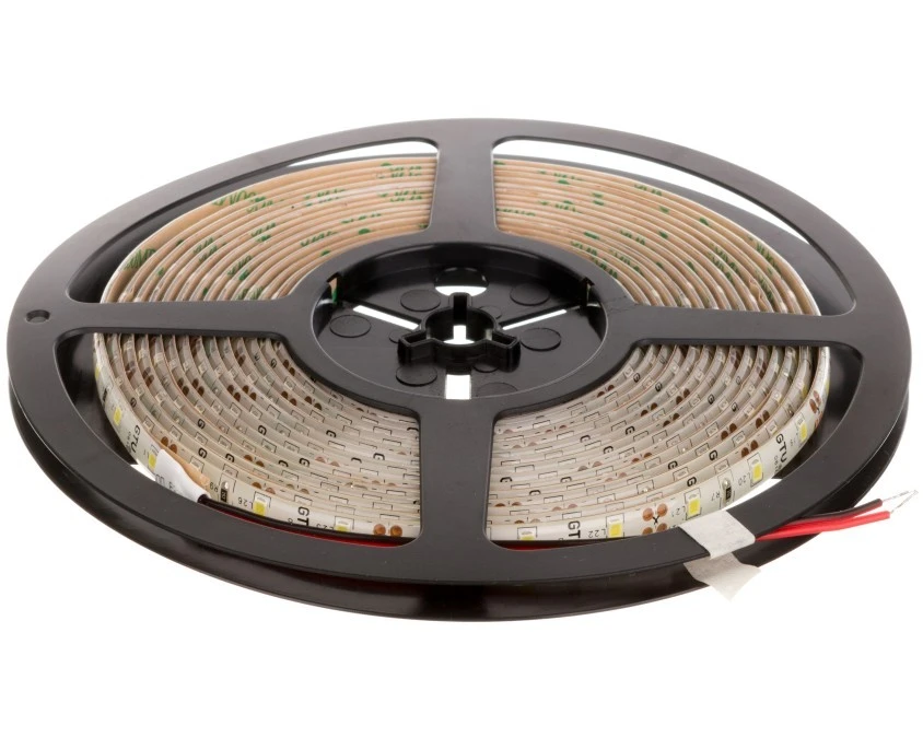Taśma Flash 2835, 300 LED zimny biały, 30W, wodoodporna 8mm, Rolka 5m, 12V – GTV | TIM SA
