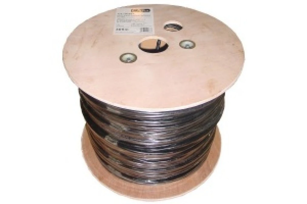 Kabel F/UTP kat. 5e 305m (karton) PE drut czarny zewnętrzny żelowany DK ...