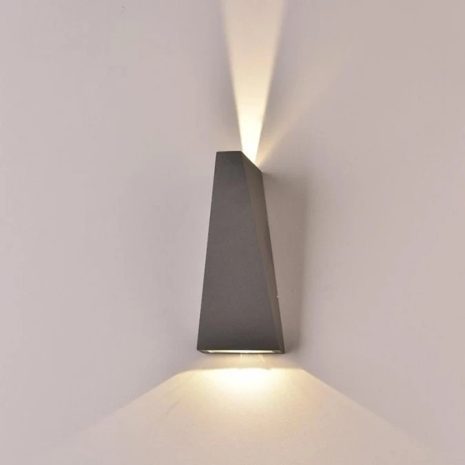 Oprawa elewacja VT-826 6W LED WALL LIGHT COLORCODE:3000K -GREY BODY ...