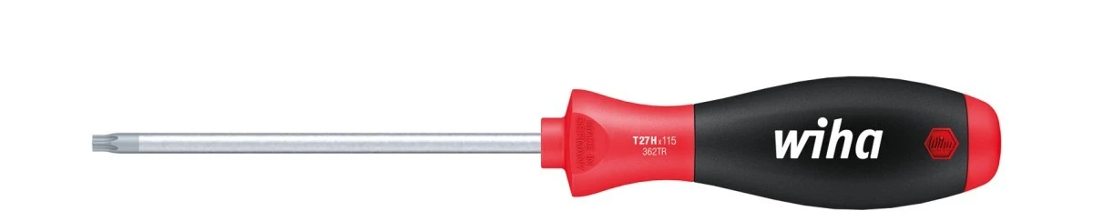 Wiha Wkrętak SoftFinish TORX Tamper Resistant z otworem z trzonem okrągłym T20H x 100 mm 362TR20 ...