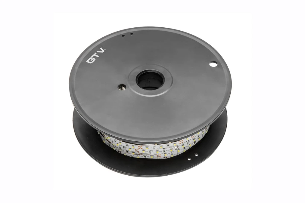 Taśma Flash 2835, 60LED/m, zimny biały, 30W/5m bez żelu 8mm, Rolka 50m ...