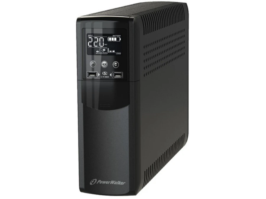 UPS POWERWALKER LINE-INTERACTIVE CSW 1000 VA 4X FR OUT, RJ11/RJ45 IN/OUT, USB, 2X USB ładowarka ...