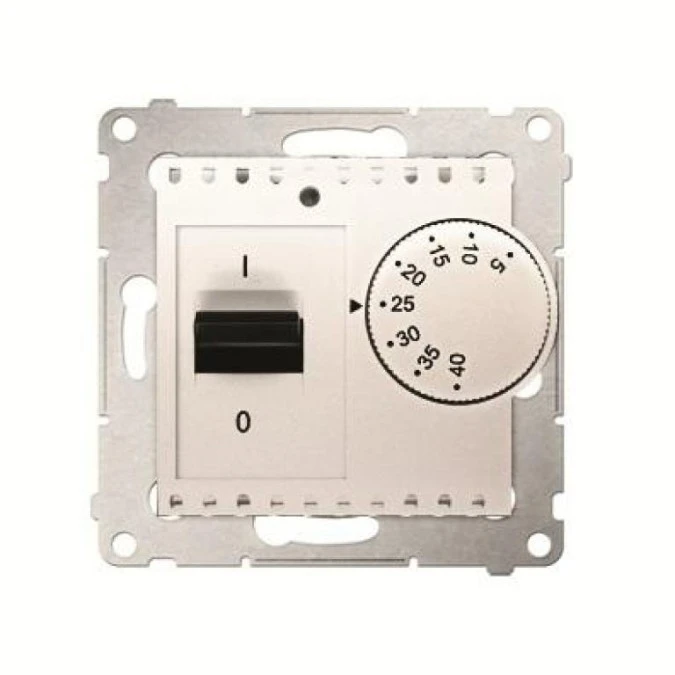 Simon 54 Regulator temperatury 16A 5-40C IP20 kremowy DRT10W.02/41 ...