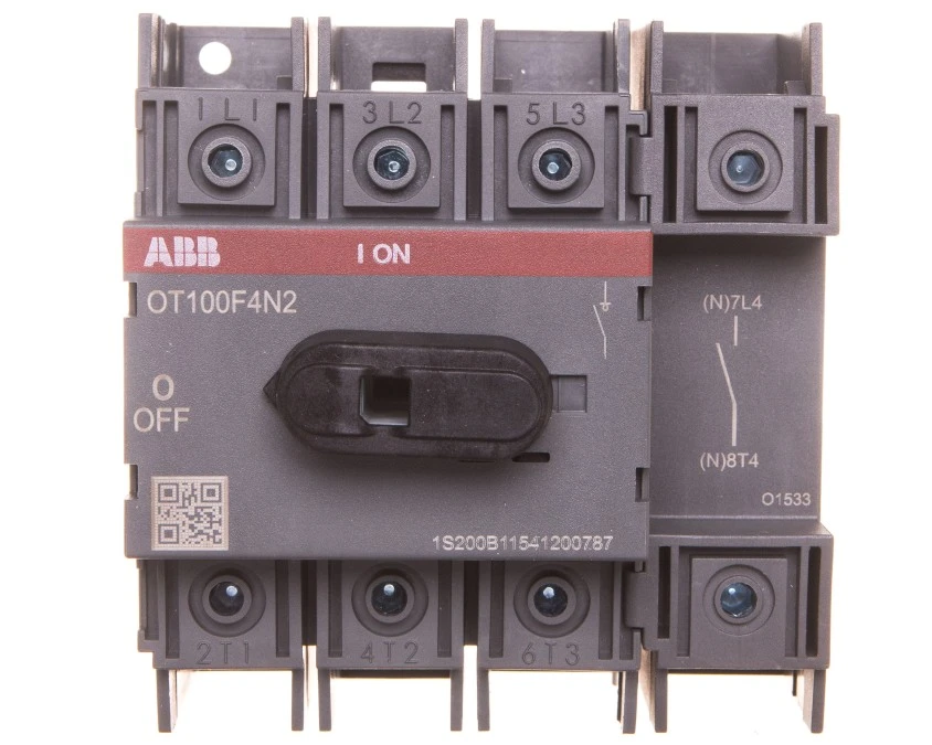 Rozłącznik izolacyjny 4P 100A bez napędu OT100F4N2 1SCA105018R1001 – ABB | TIM SA