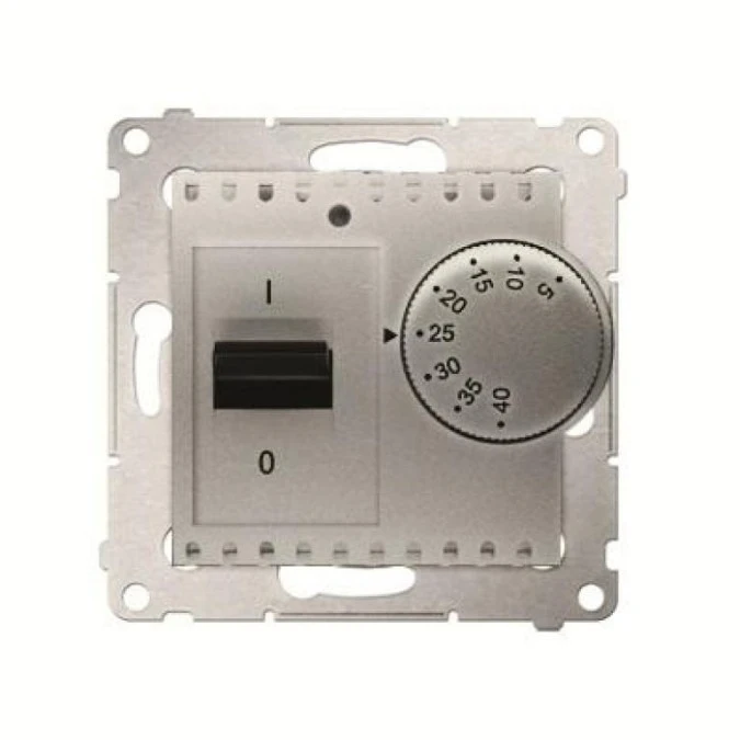 Simon 54 Regulator temperatury 5-40C IP20 srebrny mat DRT10W.02/43 ...
