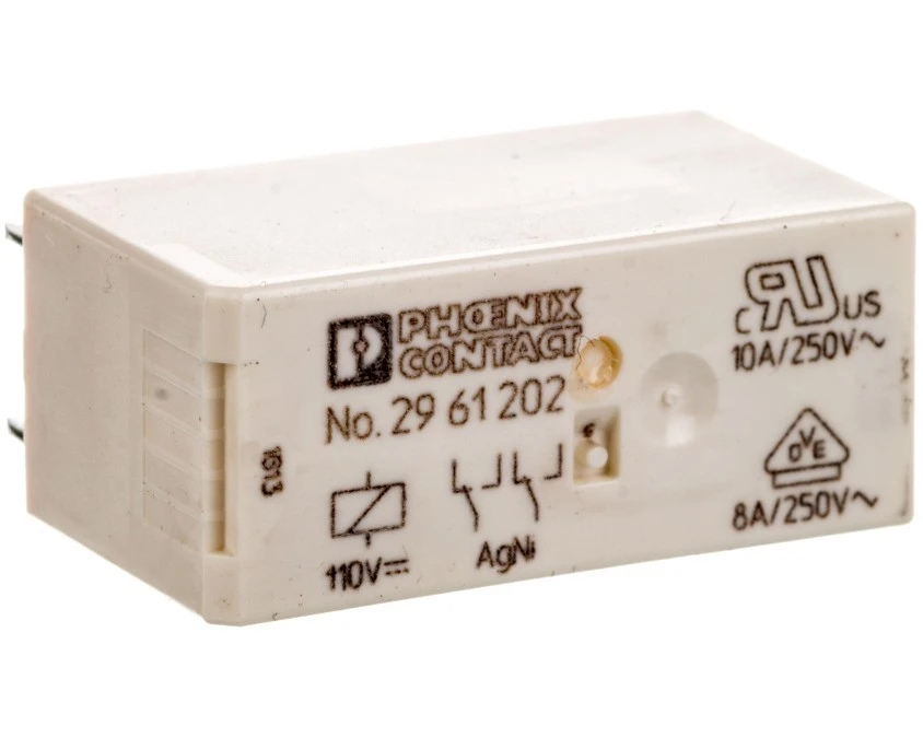 Przekaźnik miniaturowy 2P 8A AgNi 110V DC REL-MR-110DC/21-21 2961202 ...