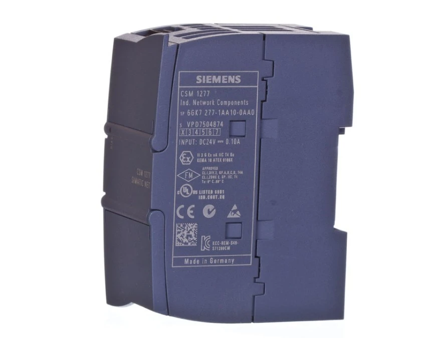 Switch przemysłowy CSM 1277 w konstrukcji S7-1200, 4x RJ45 10/100 Mb/s ...