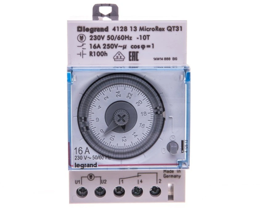 Programator analogowy dobowy jednokanałowy MicroRex QT31 412813 – HC ...