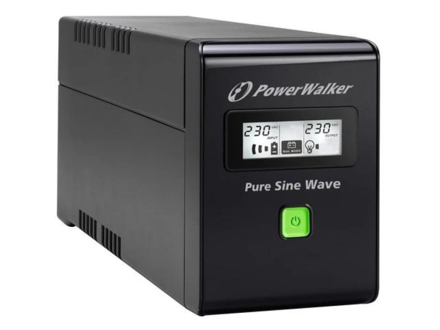 UPS POWER WALKER LINE-INTERACTIVE 600VA 3xIEC 230V, czysta sinusoida ...