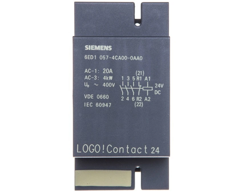 Stycznik modułowy 20A 3Z 1R 24V DC 6ED1057-4CA00-0AA0 – SIEMENS | TIM SA