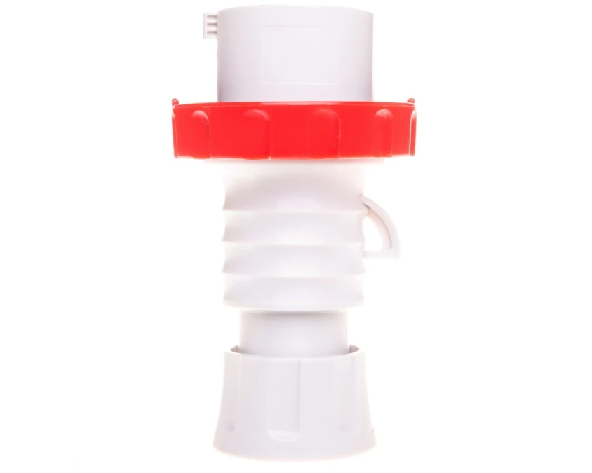 Wtyczka przenośna 5P 16A 400V czerwona IP66/IP67/IP68/IP69 6H IEC 309 ...