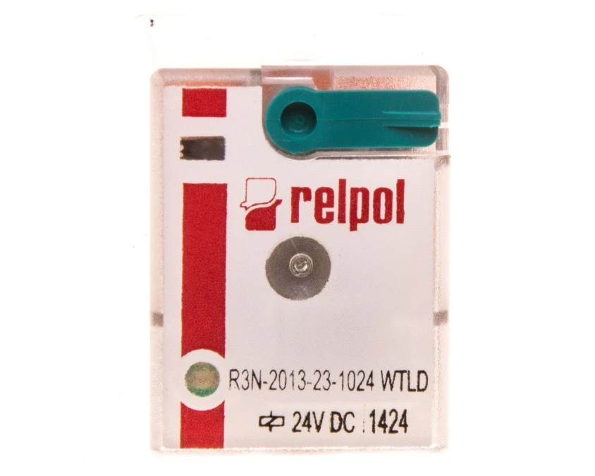Przekaźnik przemysłowy 3P 24V DC AgNi R3N-2013-23-1024-WTLD – RELPOL ...