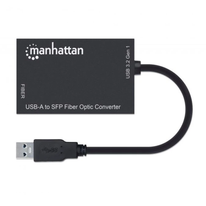 Adapter USB-A 3.2 na slot SFP dla modułu optycznego – MANHATTAN | TIM SA