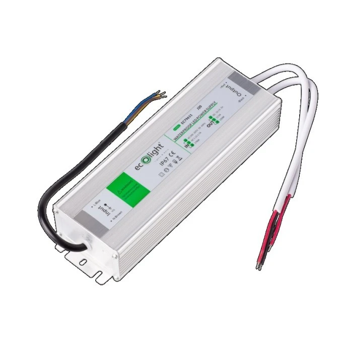 Zasilacz LED hermetyczny IP67 150W 12V 12,5A 214 x 65 x 40 mm EC79611 ...