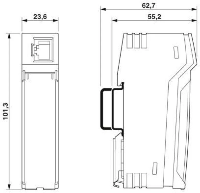Patch panel PP-RJ-IDC panel krosowniczy RJ45 na złączki szynowe IDC ...