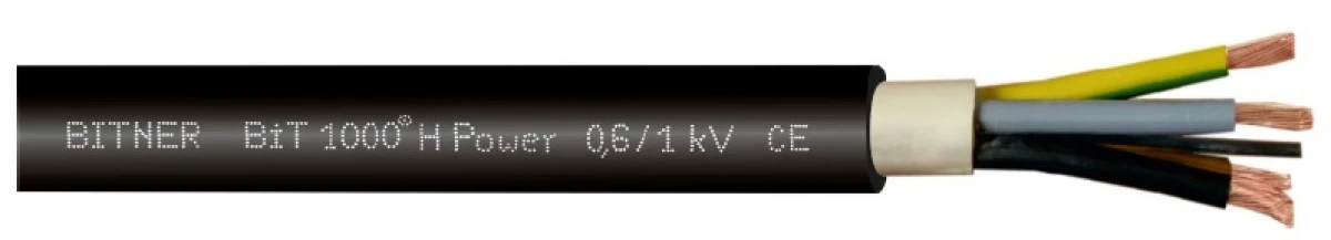 Kabel sterowniczy bezhalogenowy BiT 1000 H Power 0,6/1kV 3x2,5 żo Eca ...