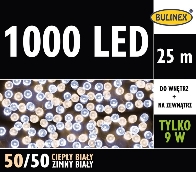 Lampki choinkowe zewnętrzny 1000l lampki led 25m dekoracji + 3m ...