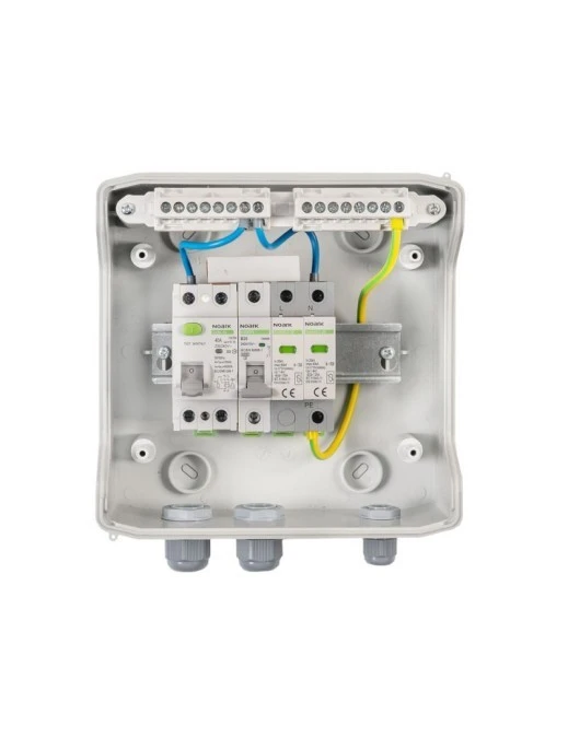 Rozdzielnica prefabrykowana AC RCD 1F 20A T2 SOL-216 iONTEC – iONTEC ...