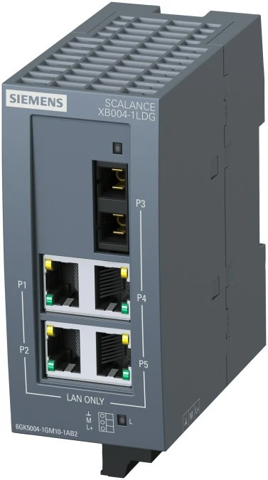 Switch przemysłowy SCALANCE XB004-1LDG 4xRJ45 10/100/1000 Mbit/s, 1x SM ...