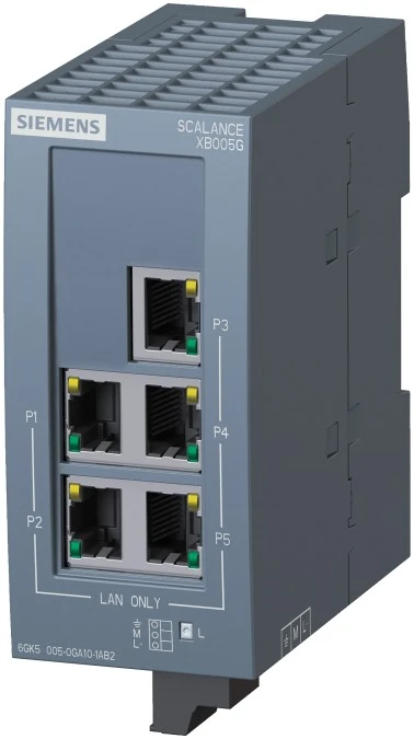 Switch przemysłowy SCALANCE XB005G 5xRJ45 10/100/1000 Mbit/s 6GK5005 ...