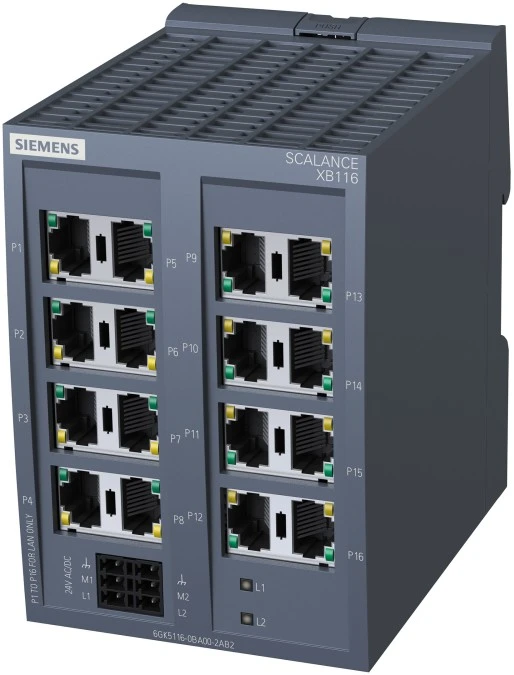 Switch przemysłowy SCALANCE XB116 16x10/100 Mbit/s RJ45 6GK5116-0BA00 ...