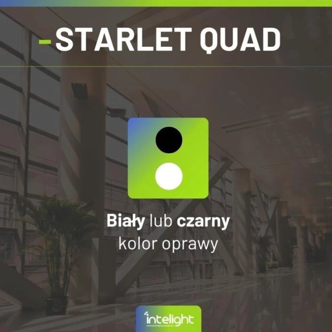 Oprawa awaryjna natynkowa STARLET QUAD SC 150 NM 1H MT / 92901 – INTELIGHT | TIM SA