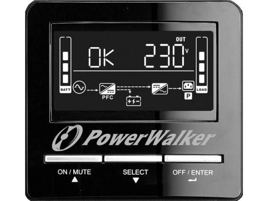 UPS POWERWALKER VI 3000 CW LINE-INTERACTIVE 3000VA 3X SCHUKO USB-B RS ...