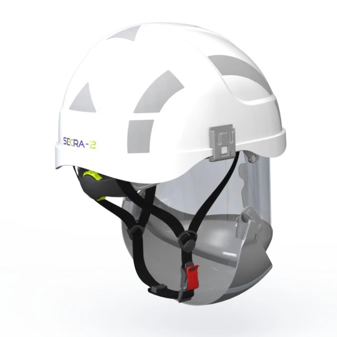 HUBIX SECRA H058S F113.WSE2 Biały hełm elektroizolacyjny, osłona twarzy ...