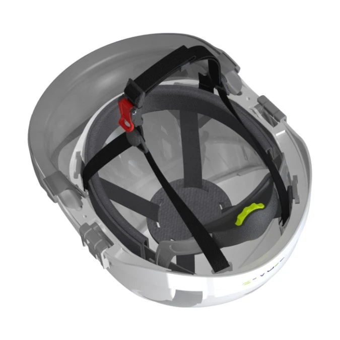 HUBIX SECRA H058S F113.WSE2 Biały hełm elektroizolacyjny, osłona twarzy ...