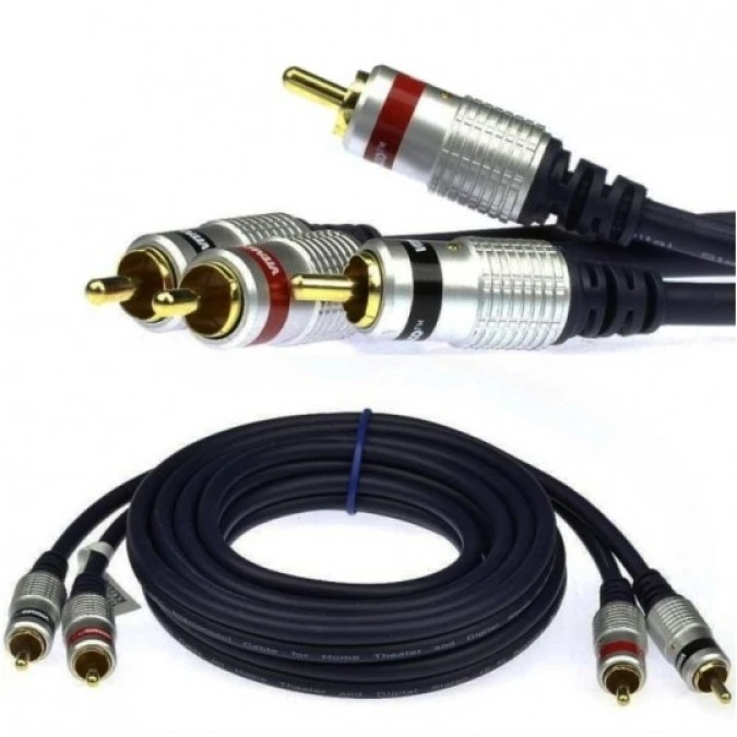 VITALCO RKD200 Kabel Coaxial Audio 2x RCA Cinch (wtyk) / 2x RCA Cinch (wtyk) 15m – VITALCO | TIM SA