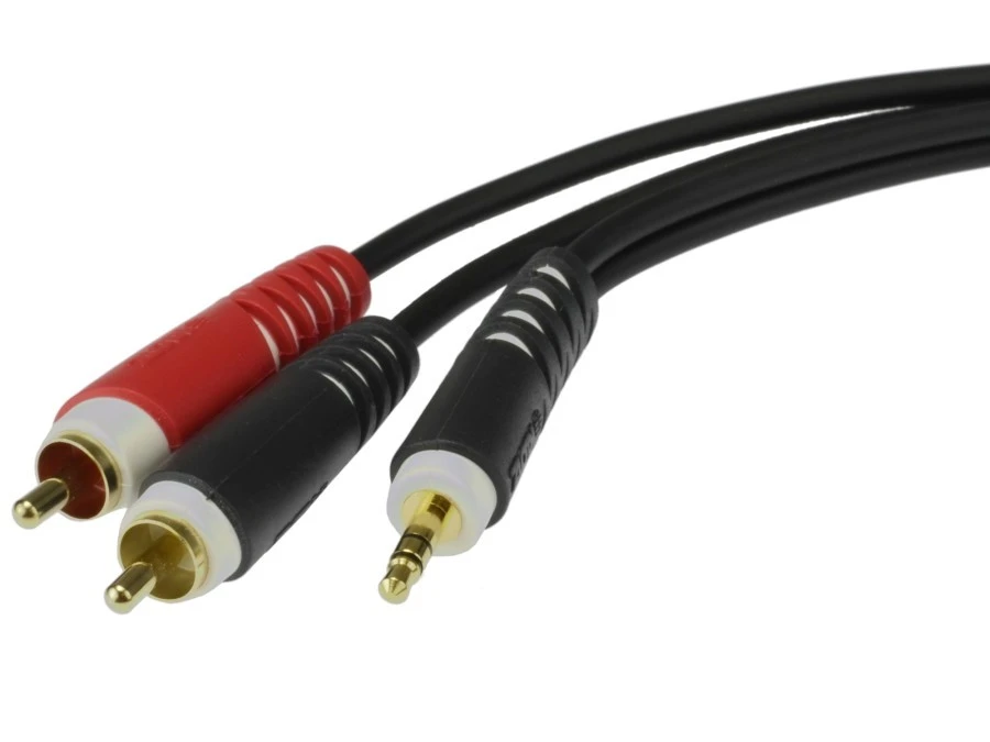 KLOTZ Kabel Audio AUX mini Jack 3,5mm Stereo (wtyk) / 2x RCA Cinch (wtyk) 6m – Klotz | TIM SA